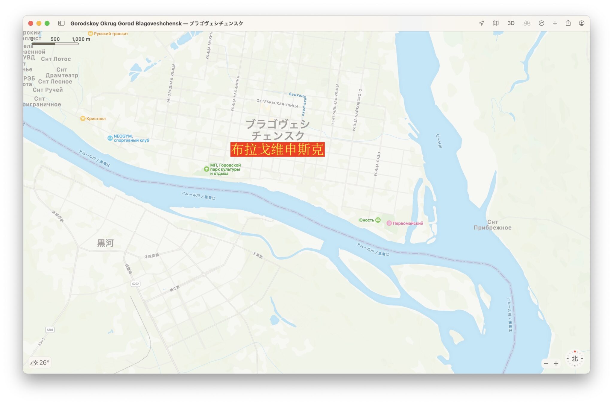Apple 地图的高德数据特点以及在国外的访问方法 – 沉舟侧畔 Blog